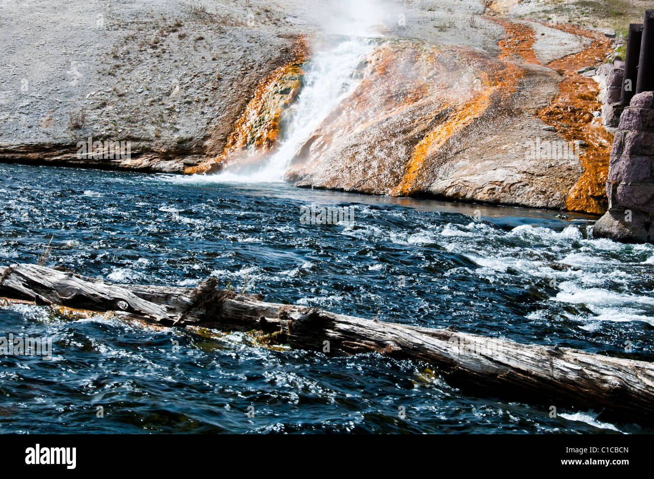 Midway Geyser Basin,Firehole River,Geysers, Sulphurous, Mudpots, Pools ...