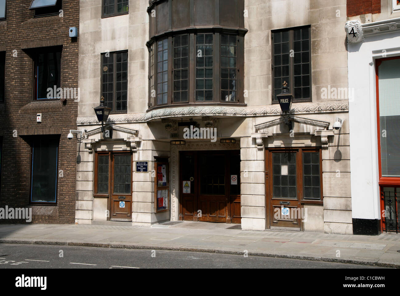 General View gv of Snow Hill Police Station in Farringdon, London ...