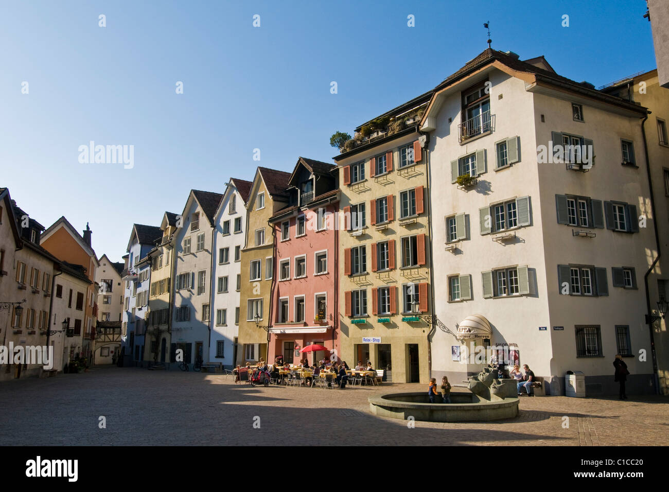 Old town, Chur, Switzerland Stock Photo - Alamy