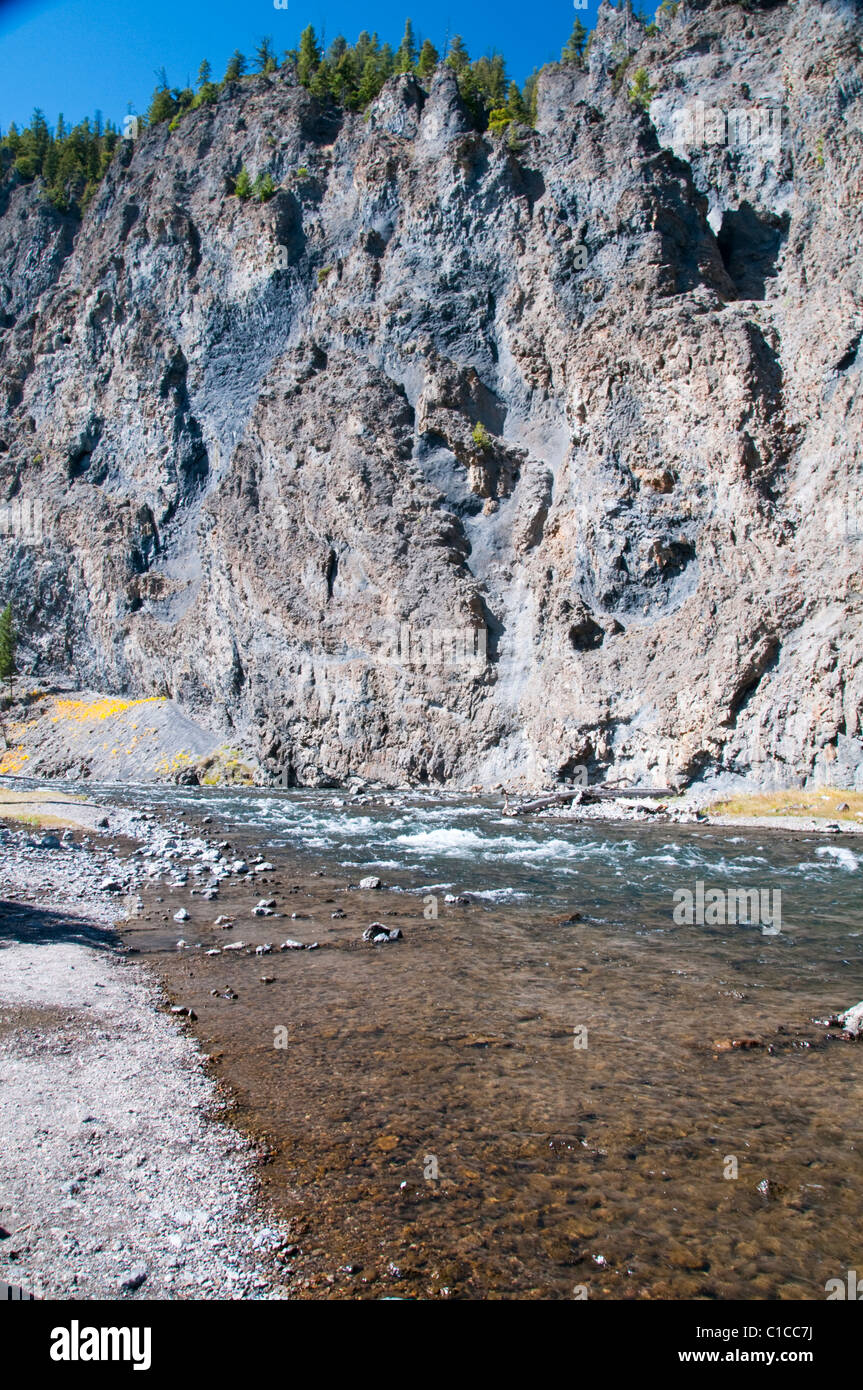 Firehole River & Canyon, Falls,Firehole Canyon Drive, Madison River ...