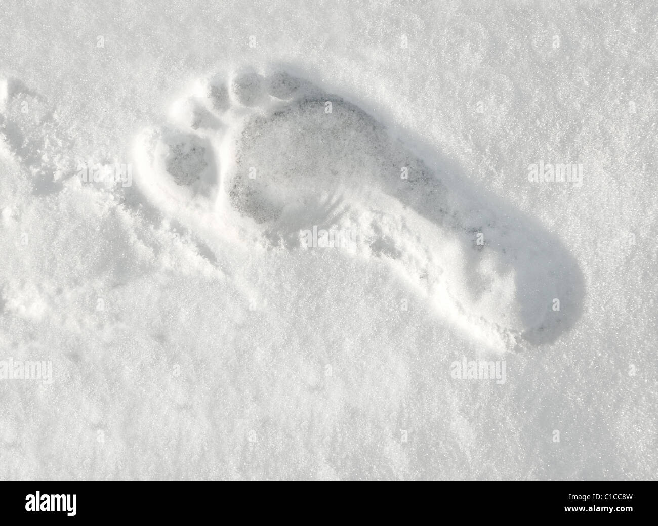 Barefoot Snow High Resolution Stock Photography and Images - Alamy