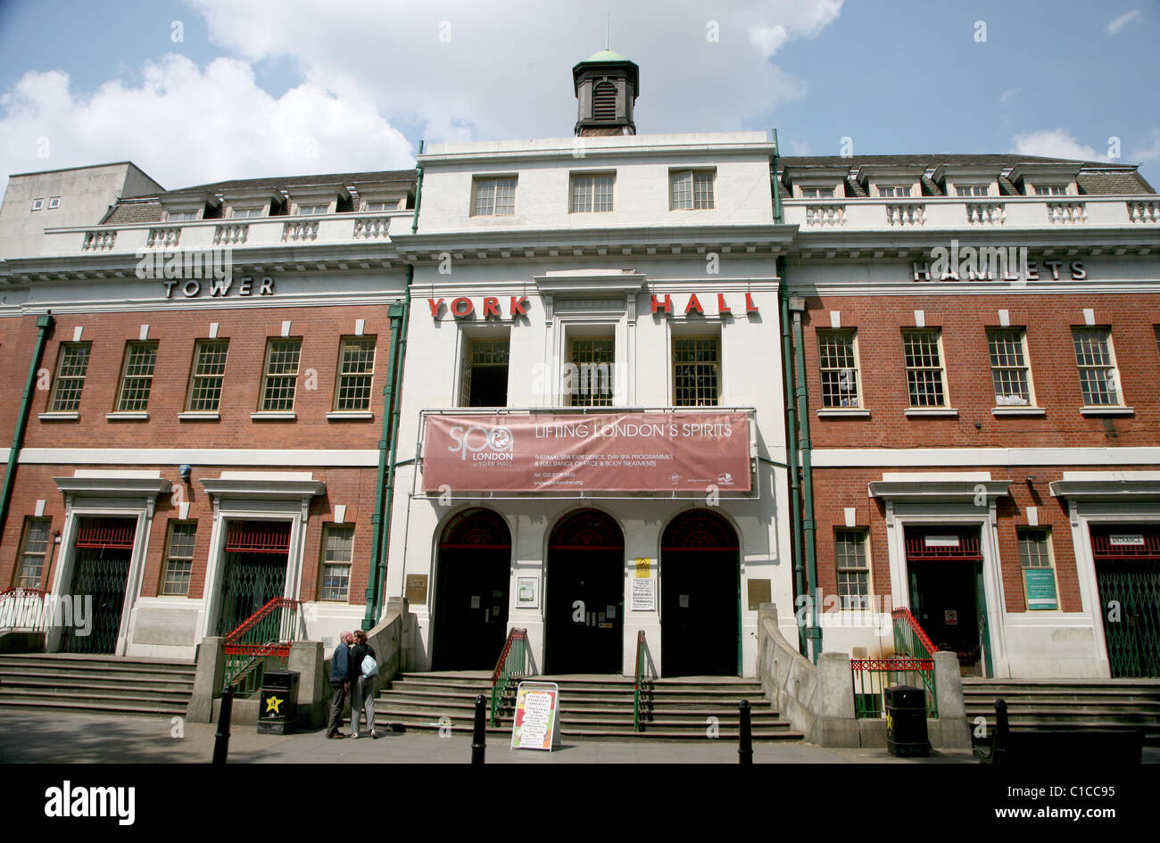 General View GV of York Hall in Bethnal Green, London, England Stock ...