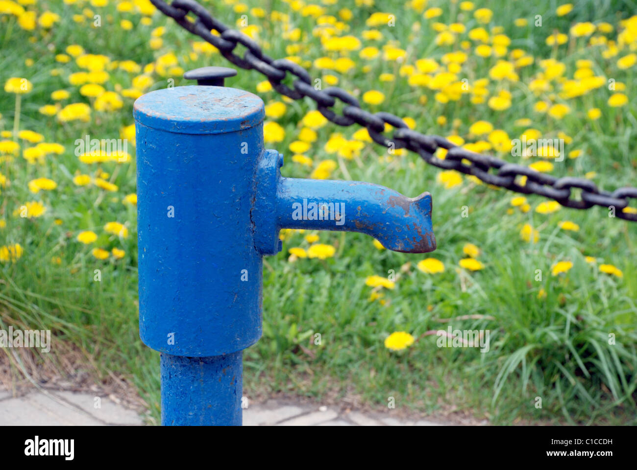 There are water column still left in the Europe provinces Stock Photo ...