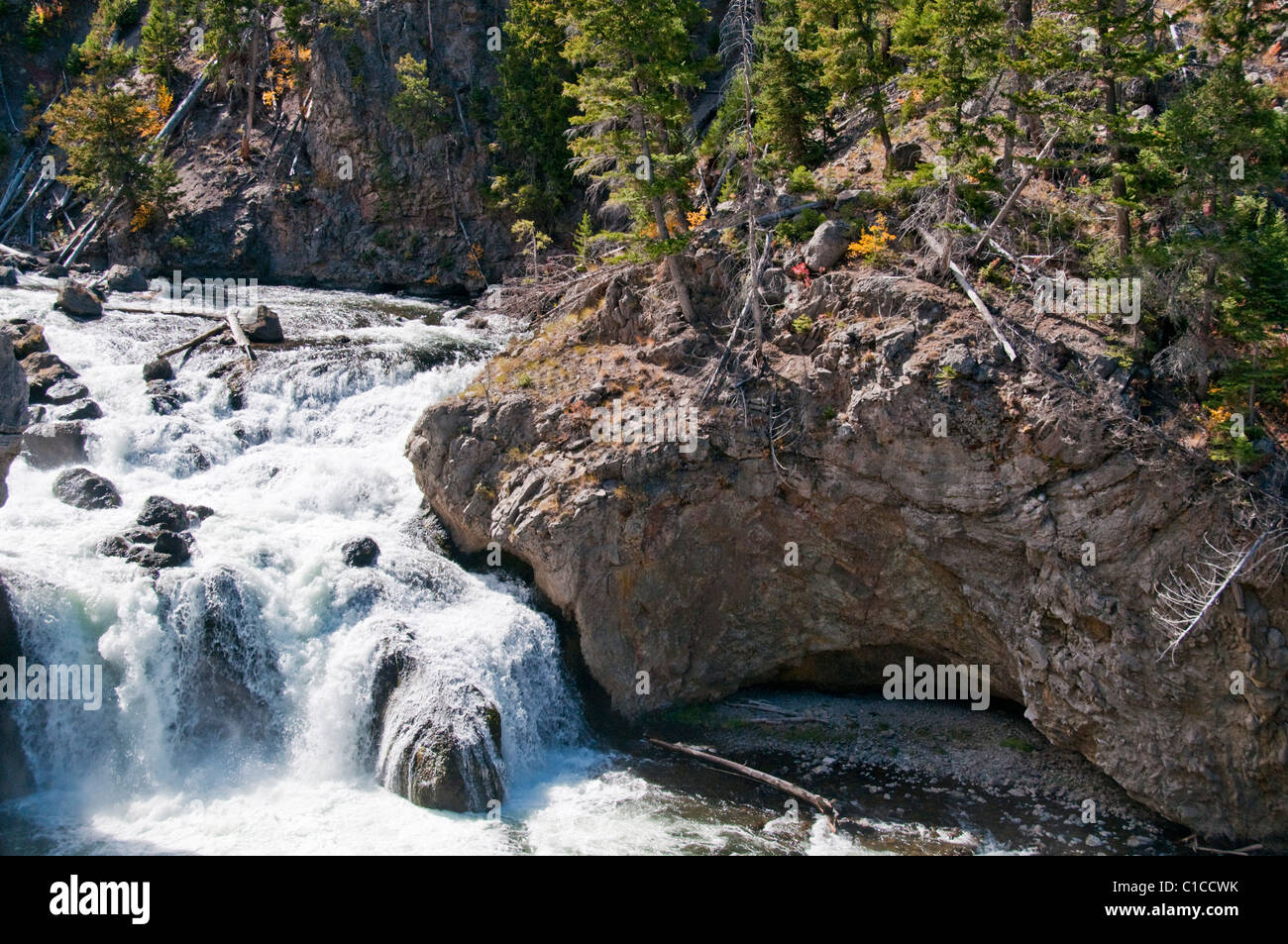 Firehole River & Canyon, Falls,Firehole Canyon Drive, Madison River ...