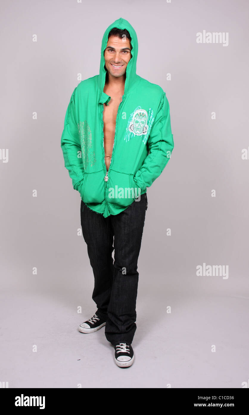Jeremy Jackson poses at a photoshoot held at the Laguna Beach Jeans ...