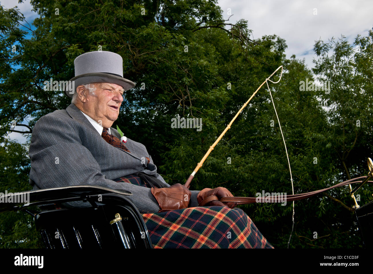 Horse and carriage drivers Stock Photo - Alamy
