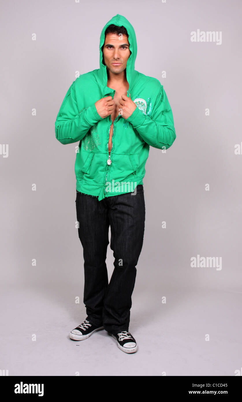 Jeremy Jackson poses at a photoshoot held at the Laguna Beach Jeans ...