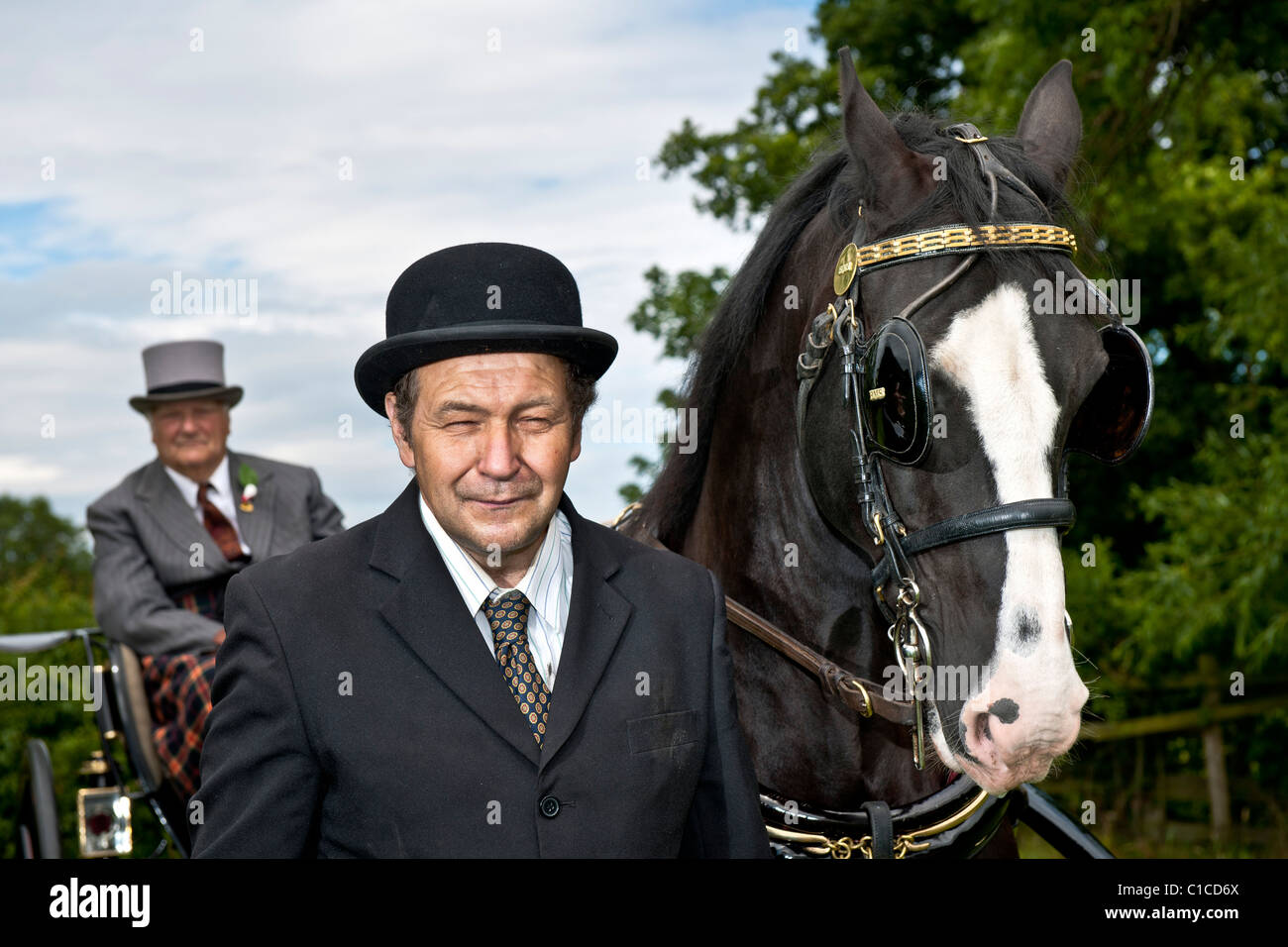 Horse and carriage drivers Stock Photo - Alamy