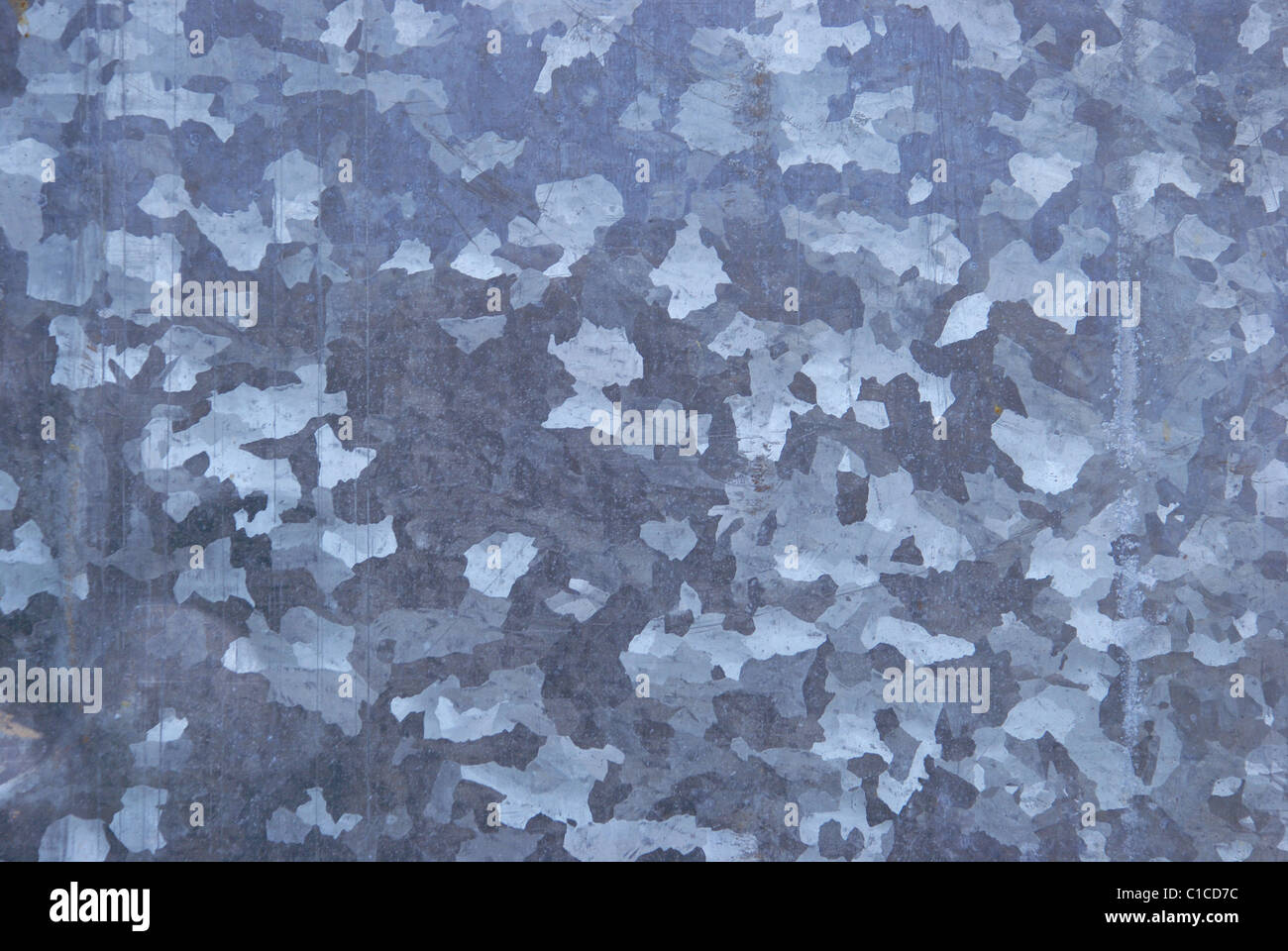 Background of galvanized sheet metal has beautiful silver-grey color ...