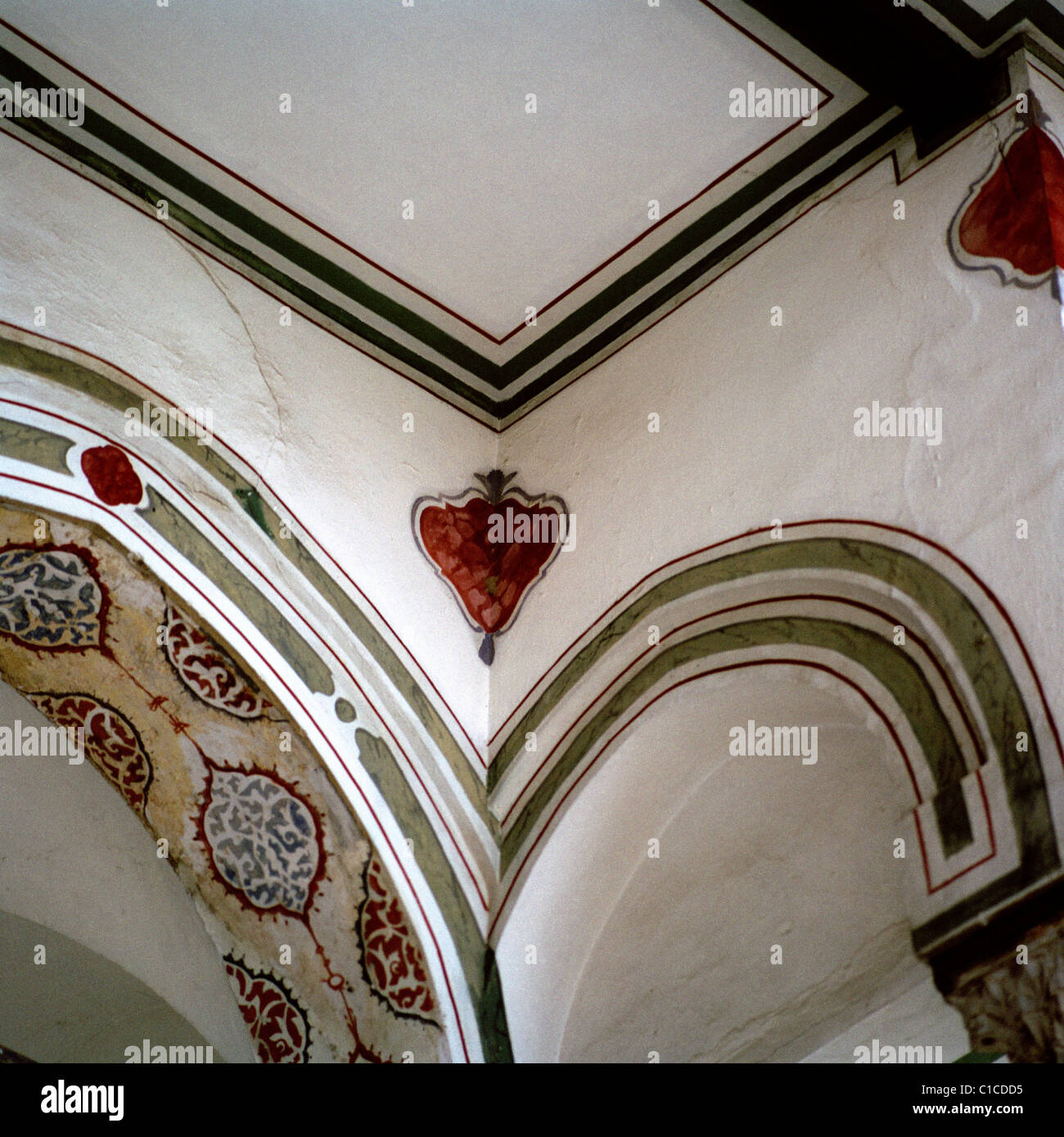 Architectural detail of the Topkapi Palace in Sultanhamet in Istanbul ...