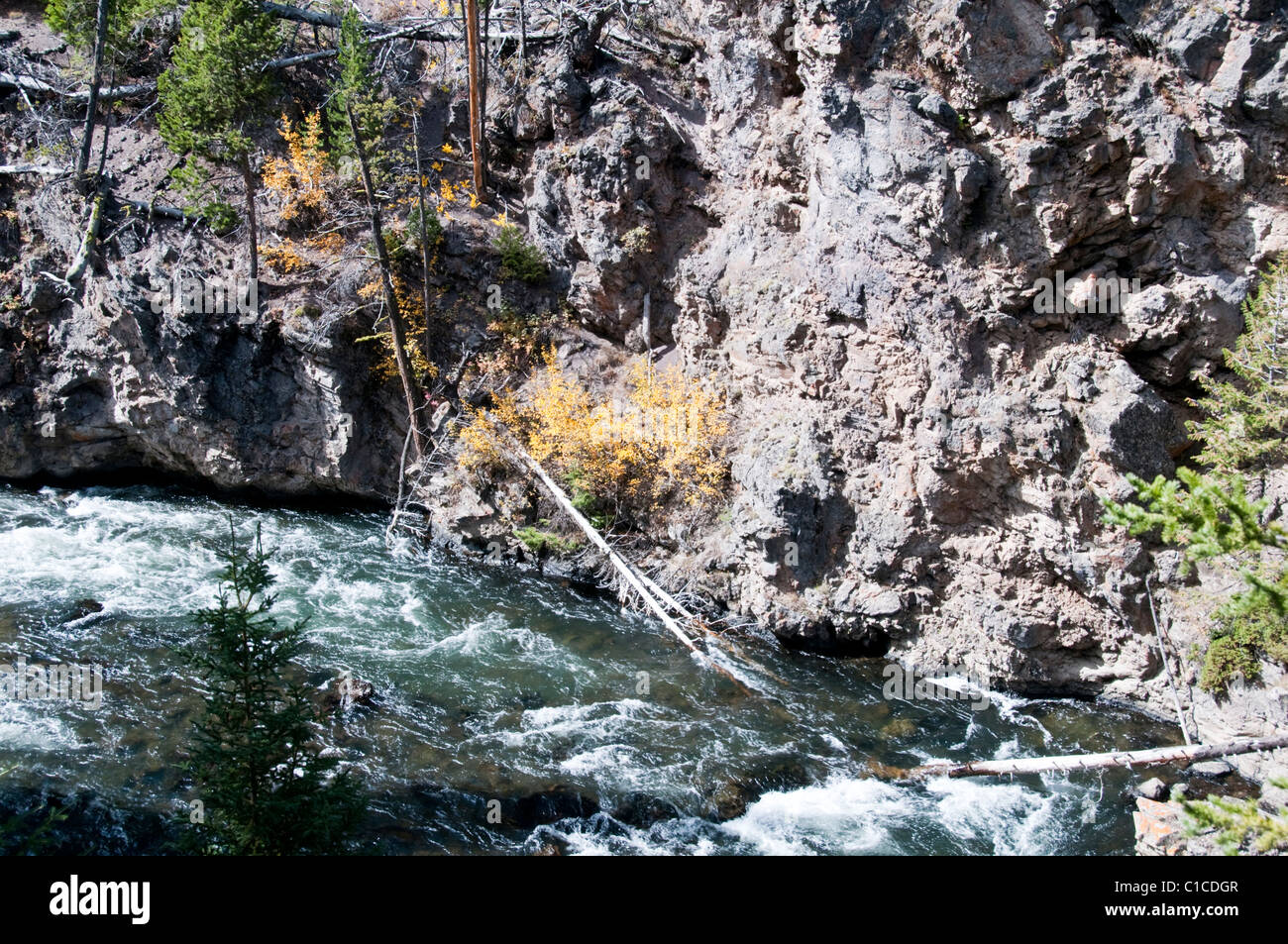 Firehole River & Canyon, Falls,Firehole Canyon Drive, Madison River ...