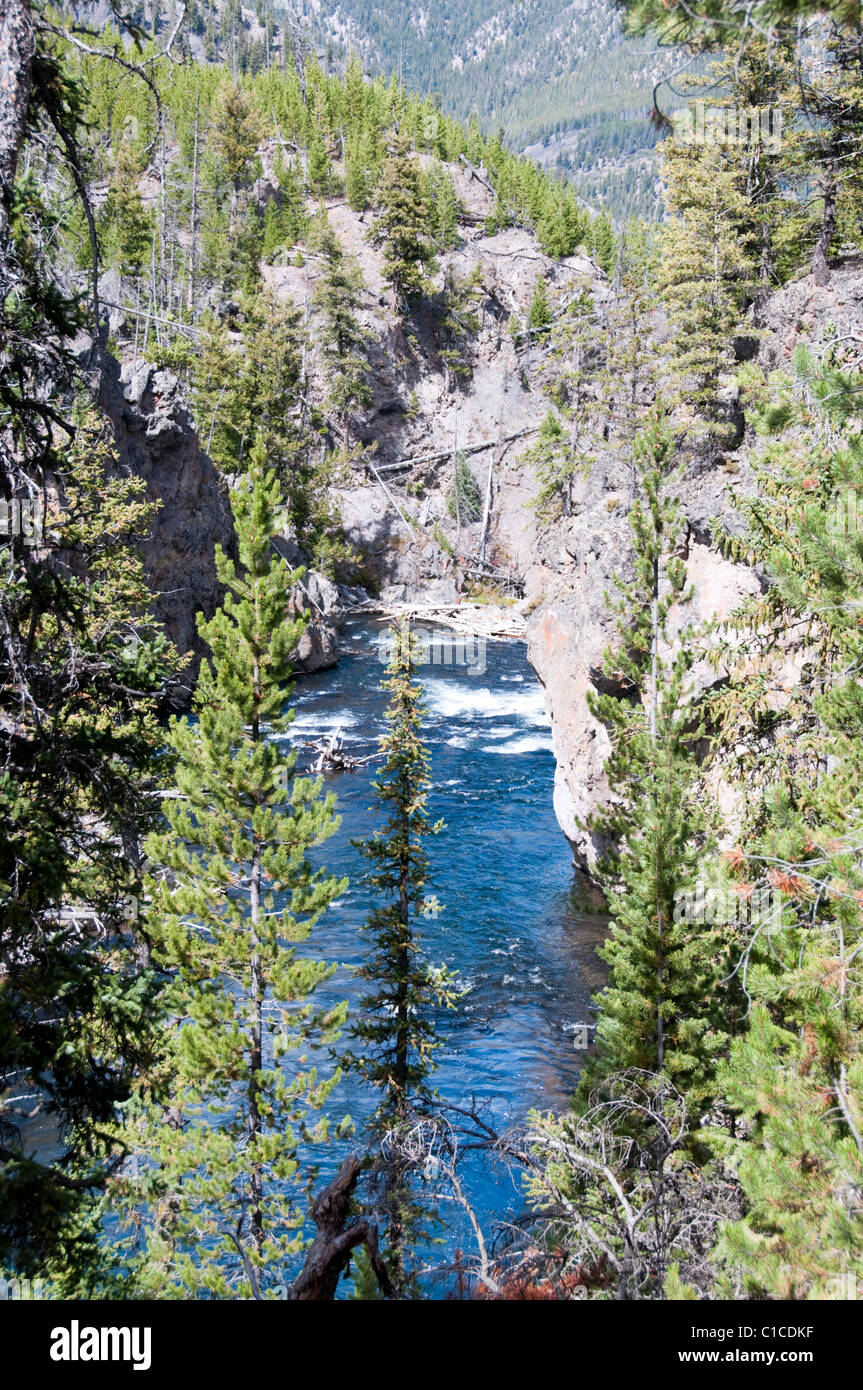 Firehole River & Canyon, Falls,Firehole Canyon Drive, Madison River ...