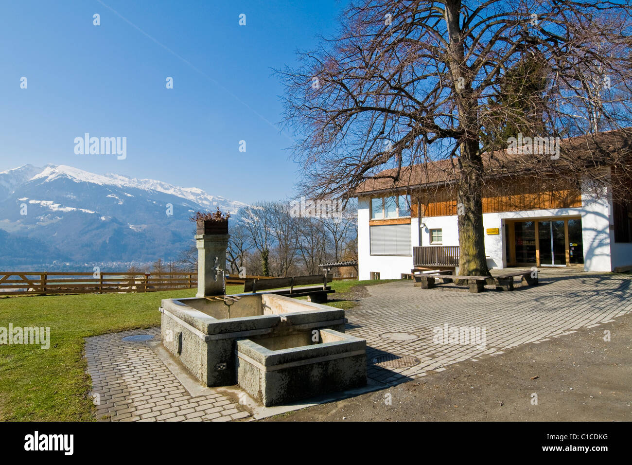 Heidi village, Maienfeld, Switzerland Stock Photo - Alamy