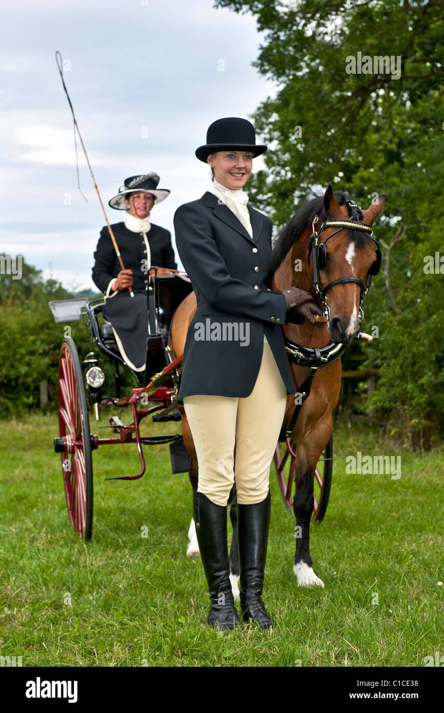 Horse and carriage drivers Stock Photo - Alamy