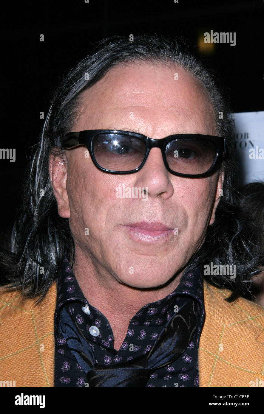 Mickey Rourke, World Premiere of 'The Informers' held at the Arclight ...