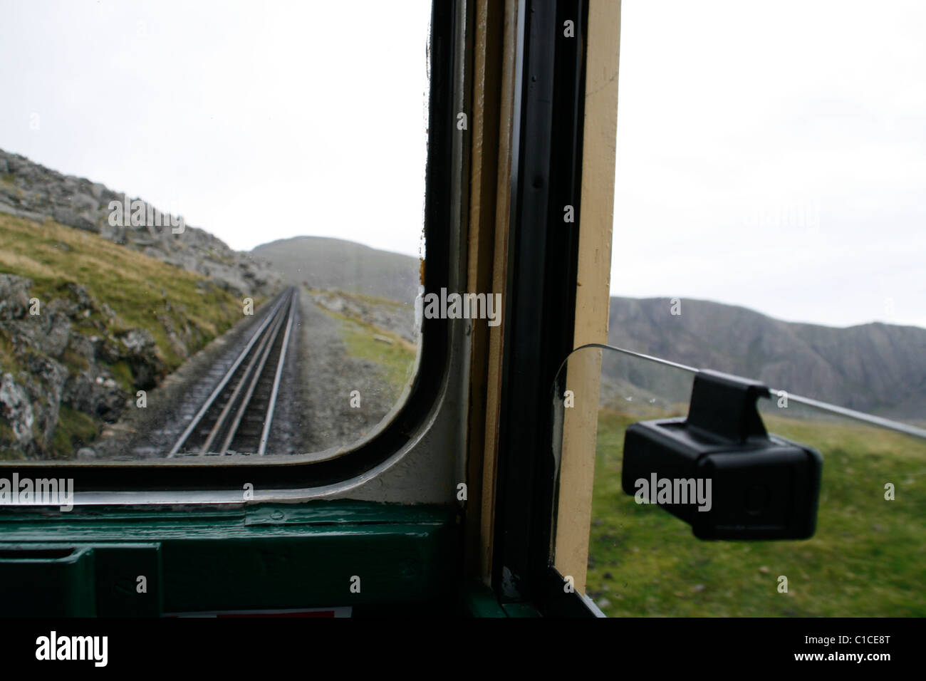 snowdon mountain railway north wales great britain Stock Photo - Alamy