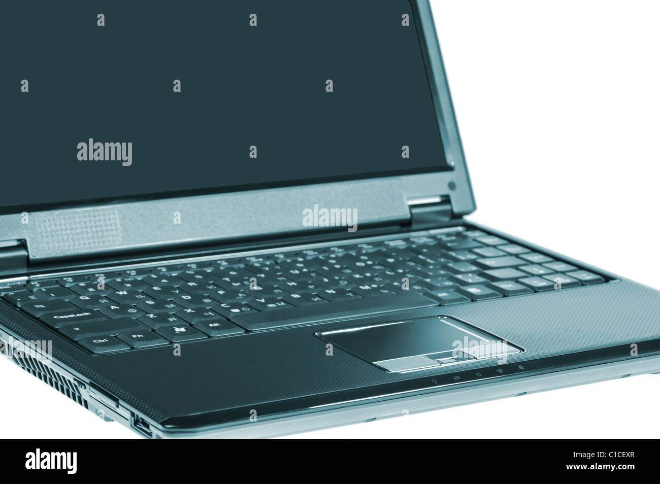 Laptop. A portable computer isolated photo closeup Stock Photo - Alamy