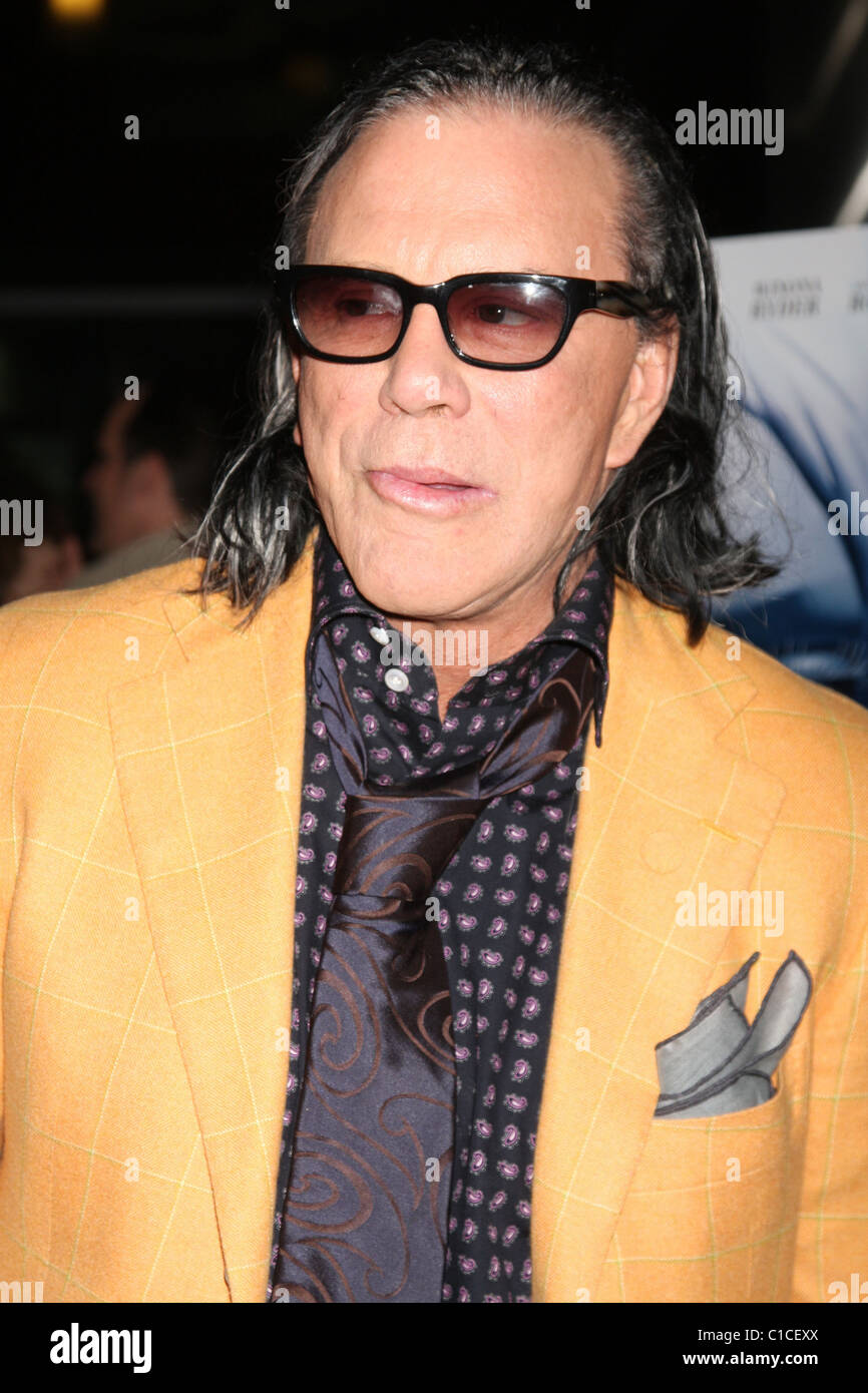 Mickey Rourke World Premiere of 'The Informers' held at the Arclight ...