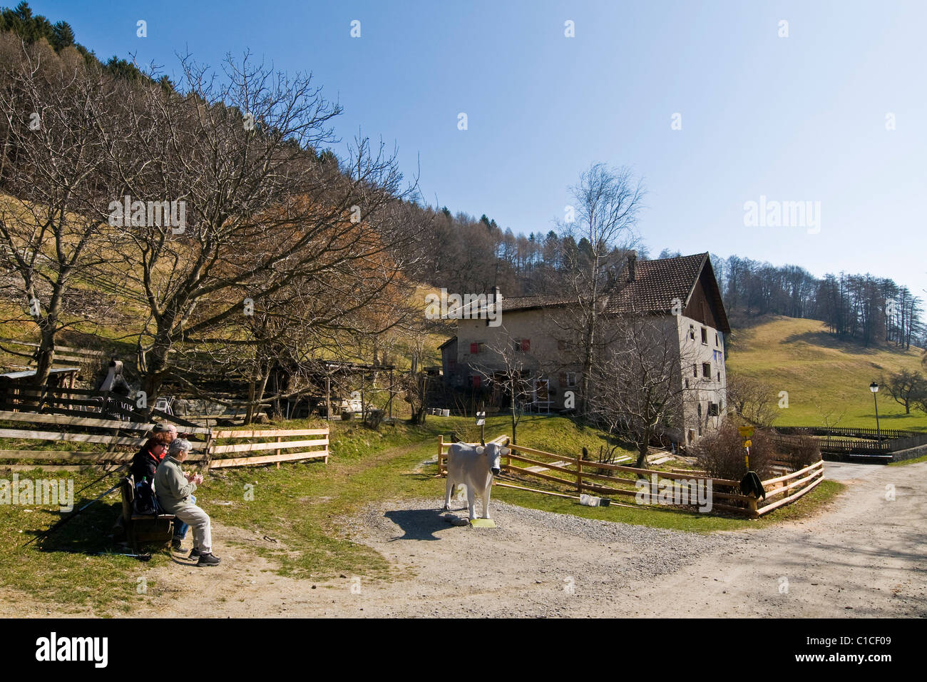 Heidi village, Maienfeld, Switzerland Stock Photo - Alamy