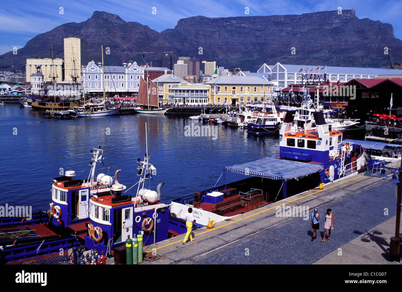 South Africa, Cape peninsula, Cape town's harbour Stock Photo - Alamy