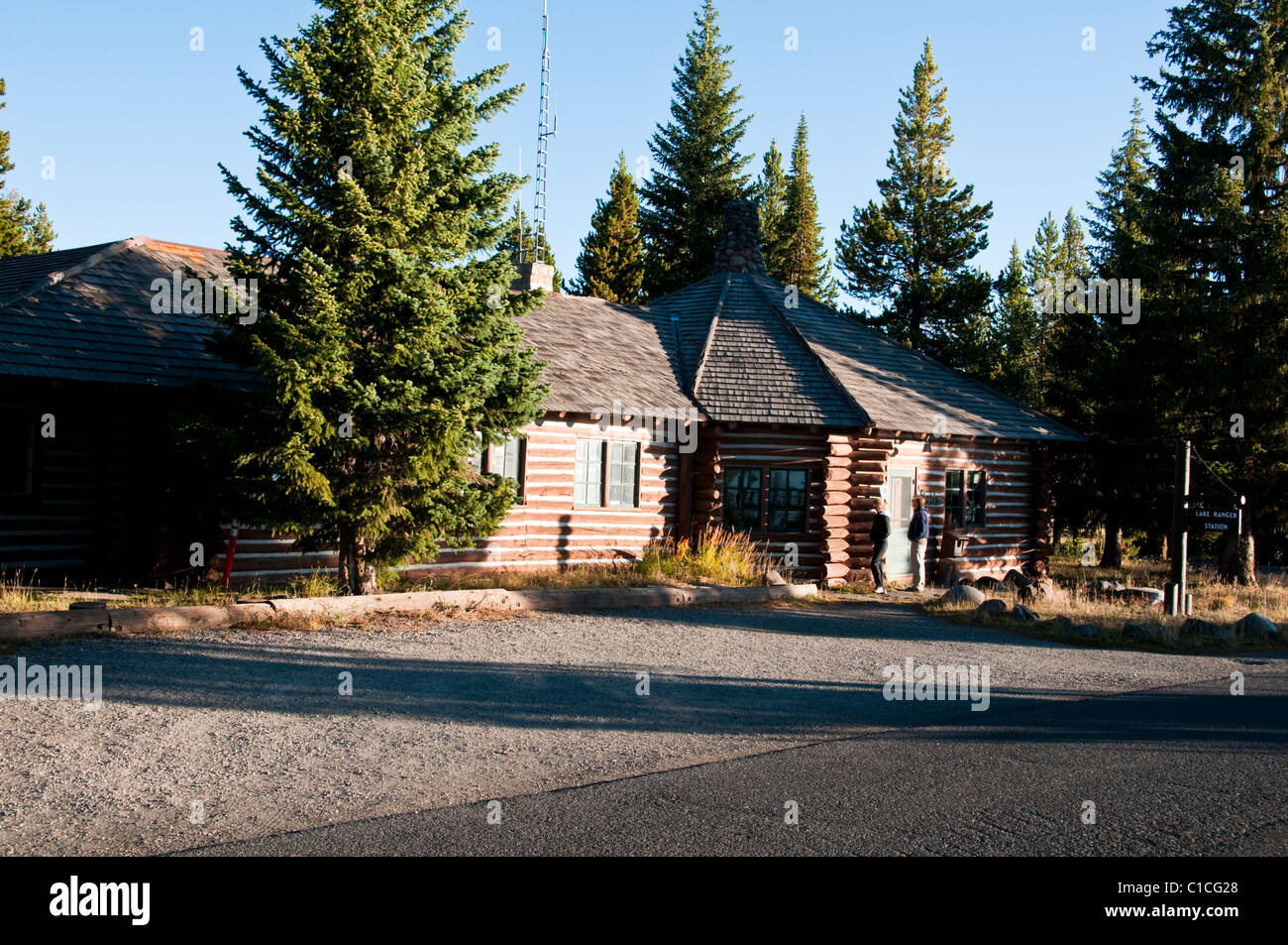 Yellowstone Ranger Station High Resolution Stock Photography and Images ...