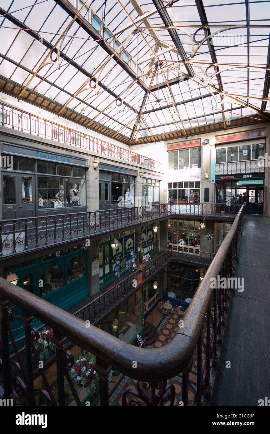 Independent shops in Byram Arcade shopping centre Huddersfield Stock ...