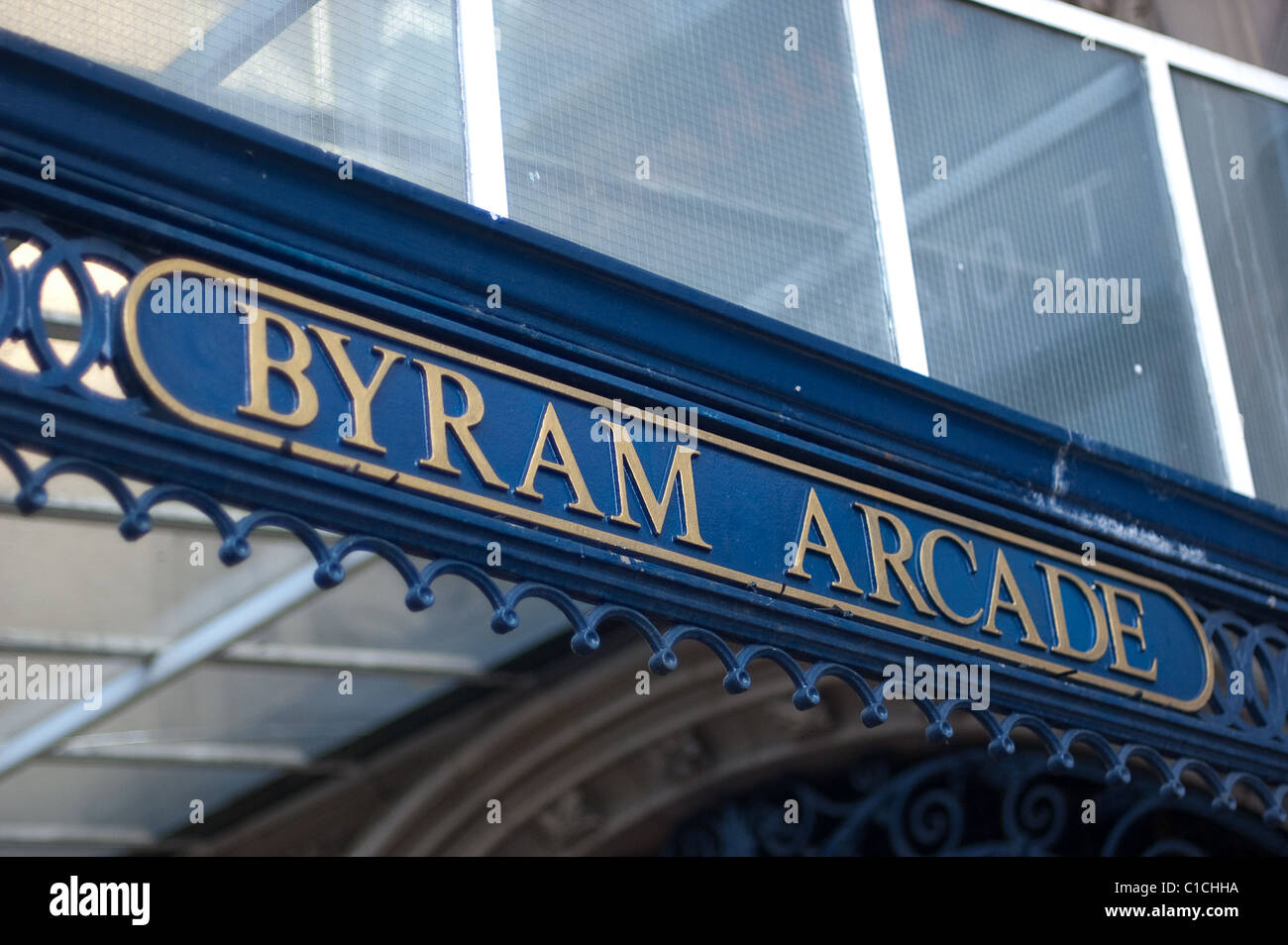 Independent shops in Byram Arcade shopping centre Huddersfield Stock ...