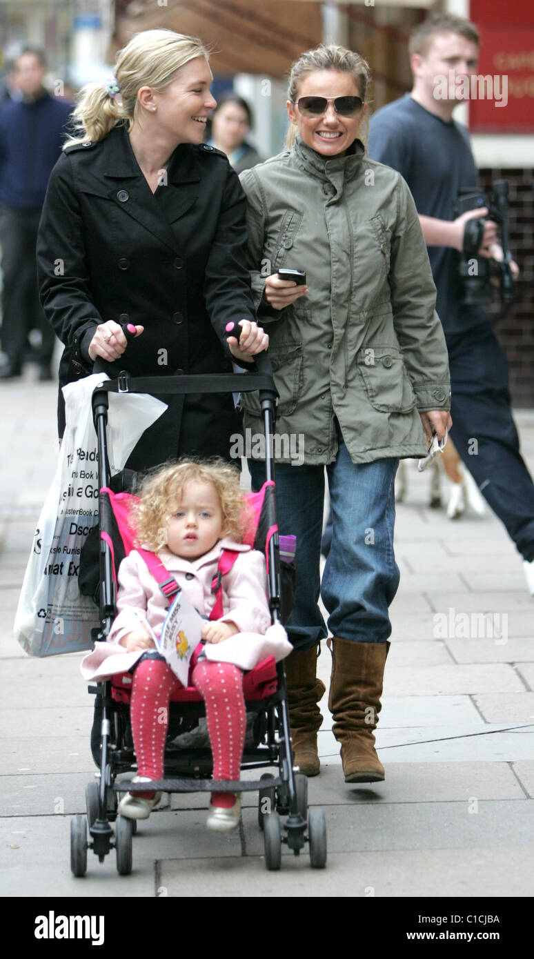 Geri Halliwell out and about with her daughter Bluebell Madonna ...