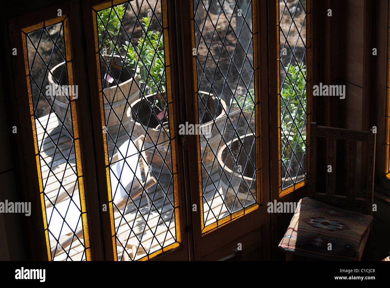 View from a window Stock Photo - Alamy
