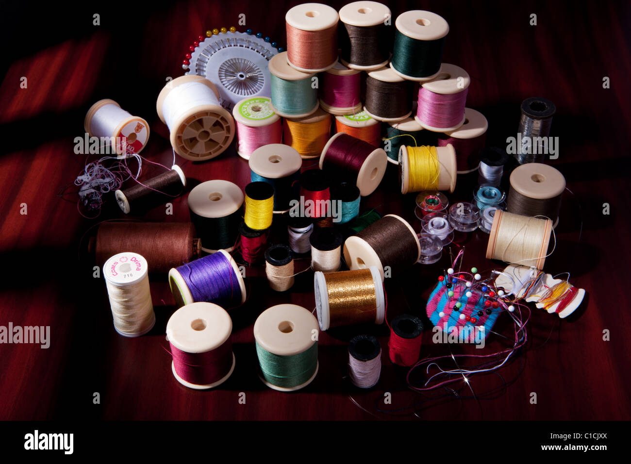Cotton reels hi-res stock photography and images - Alamy