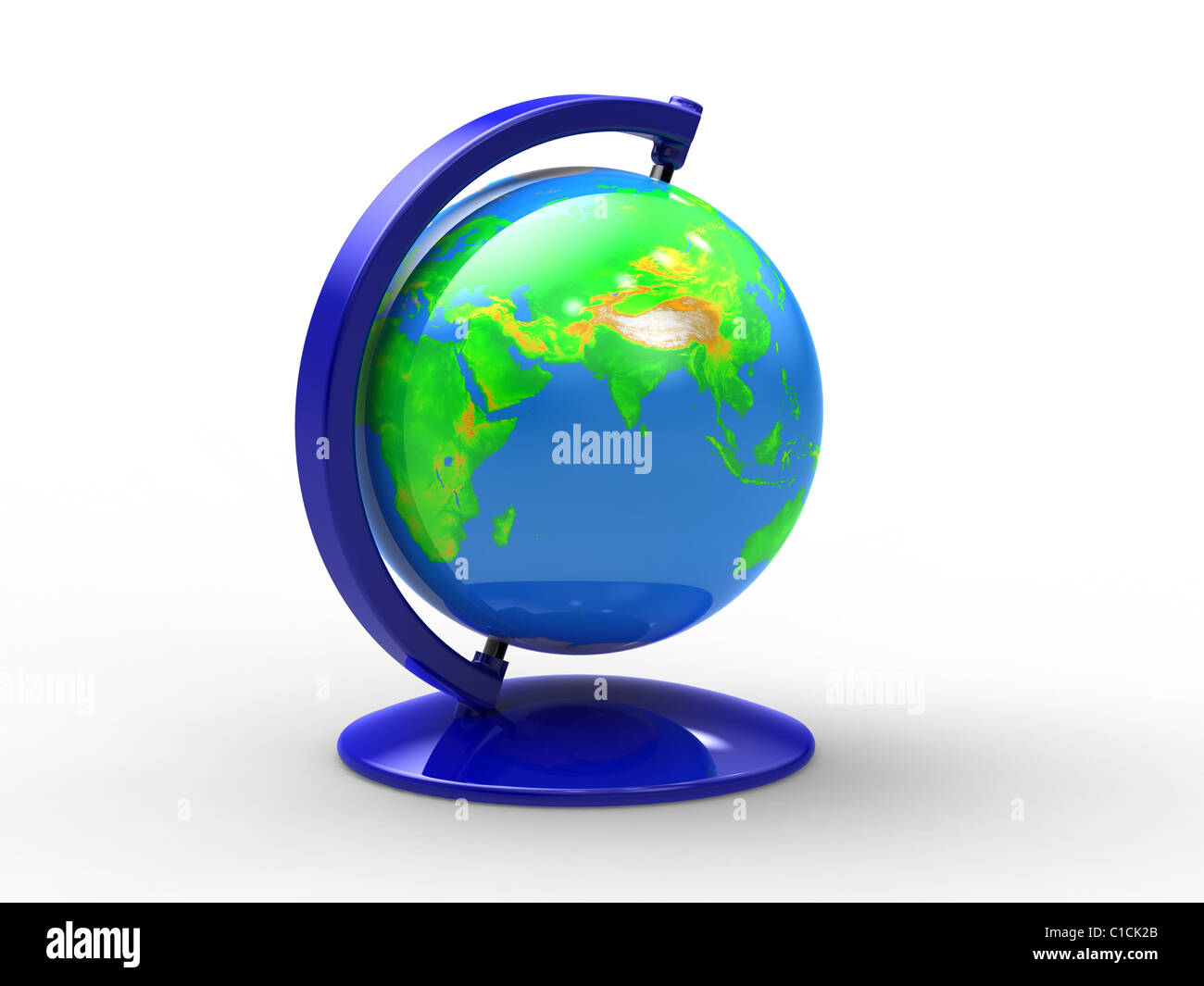 3D earth globe Stock Photo - Alamy
