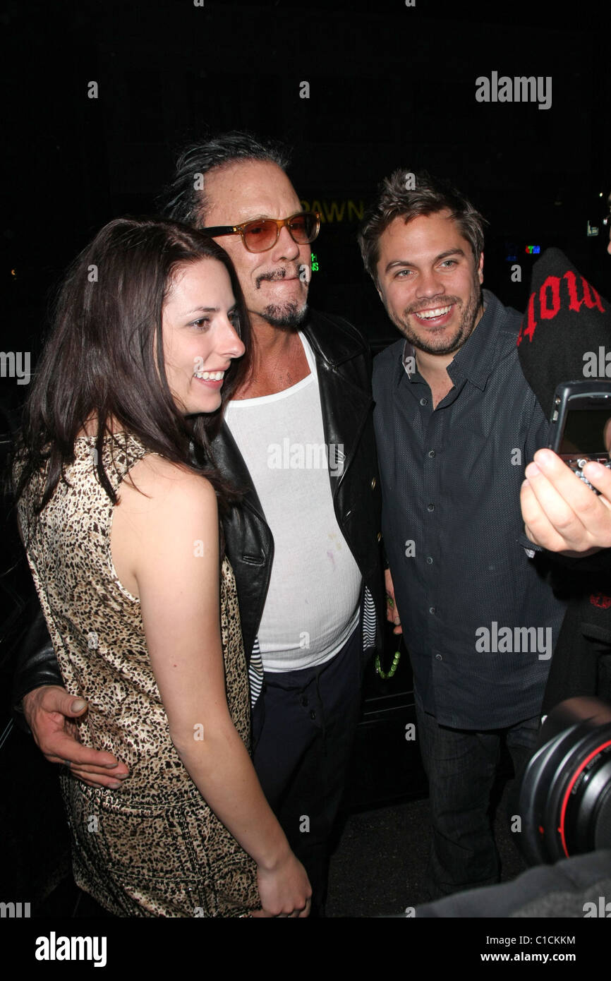 Mickey Rourke leaving My House club Los Angeles, California - 11.04.09 ...