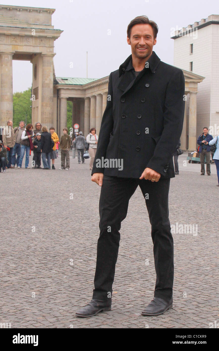 Hugh Jackman at a photocall for his new movie "X-Men Origins: Wolverine ...