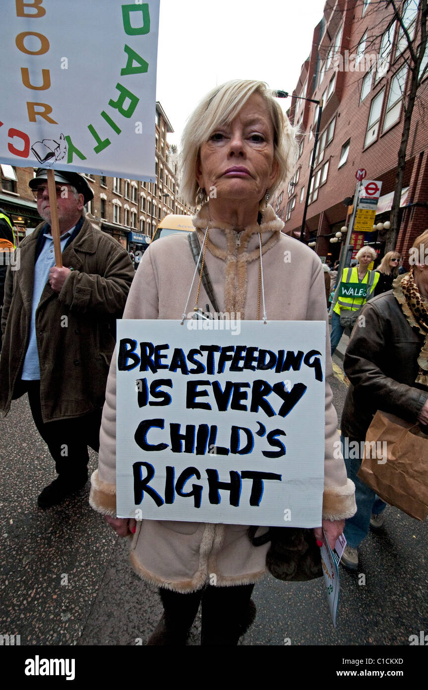 Hundred march through London calling for an end to cuts, poverty and ...