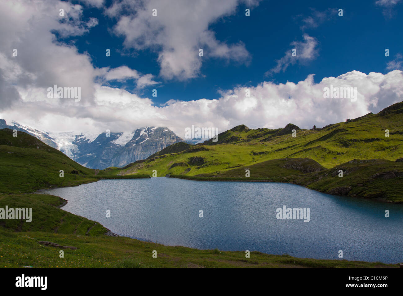 View fom the FIRST mountain in Switzerland Stock Photo - Alamy