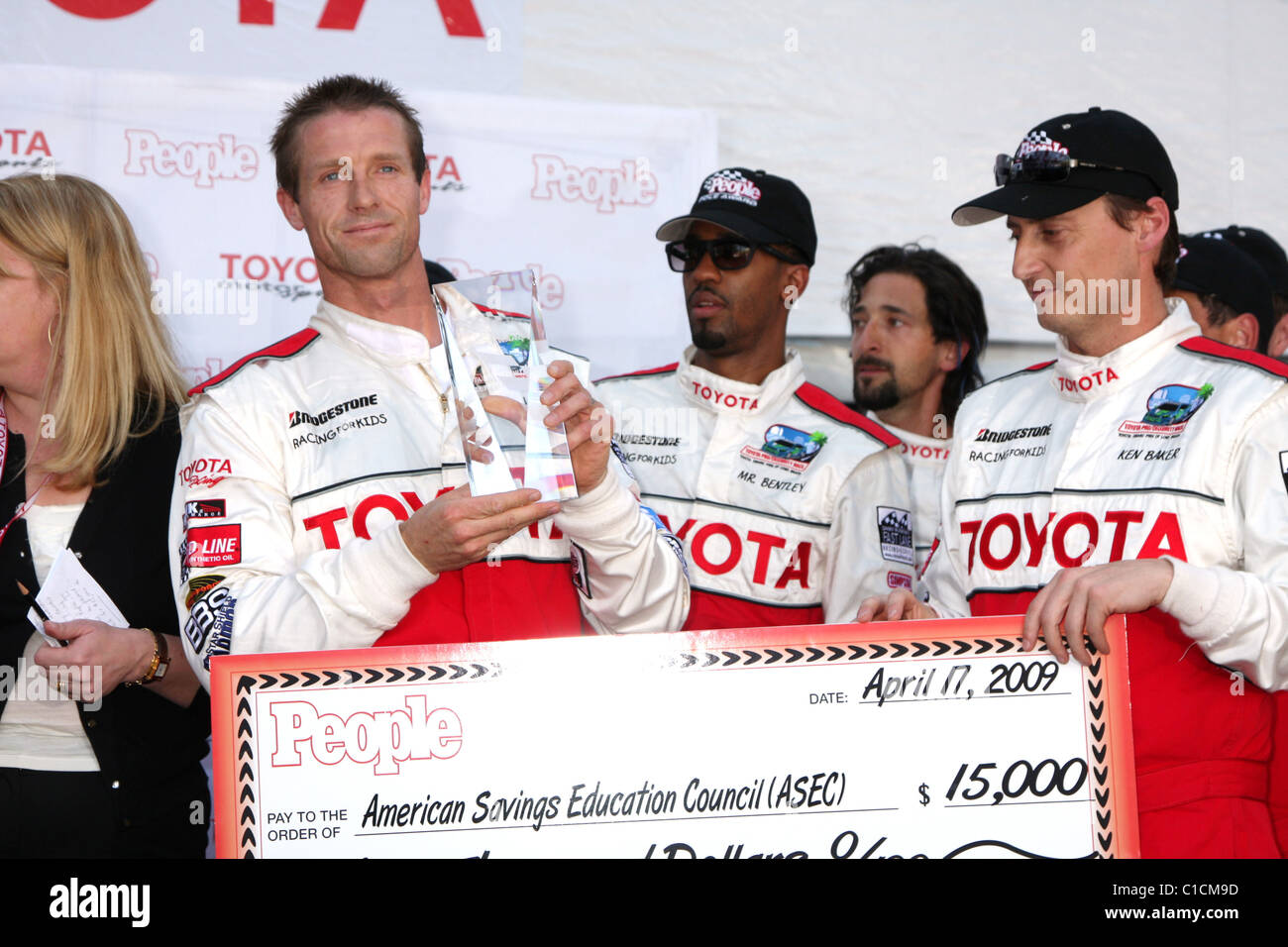 Danny Way accepting the People Magazine Pole award for the fastest ...