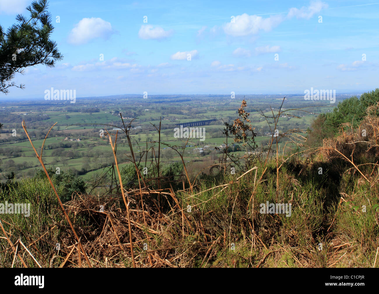 Congleton Viaduct from the cloud Stock Photo - Alamy