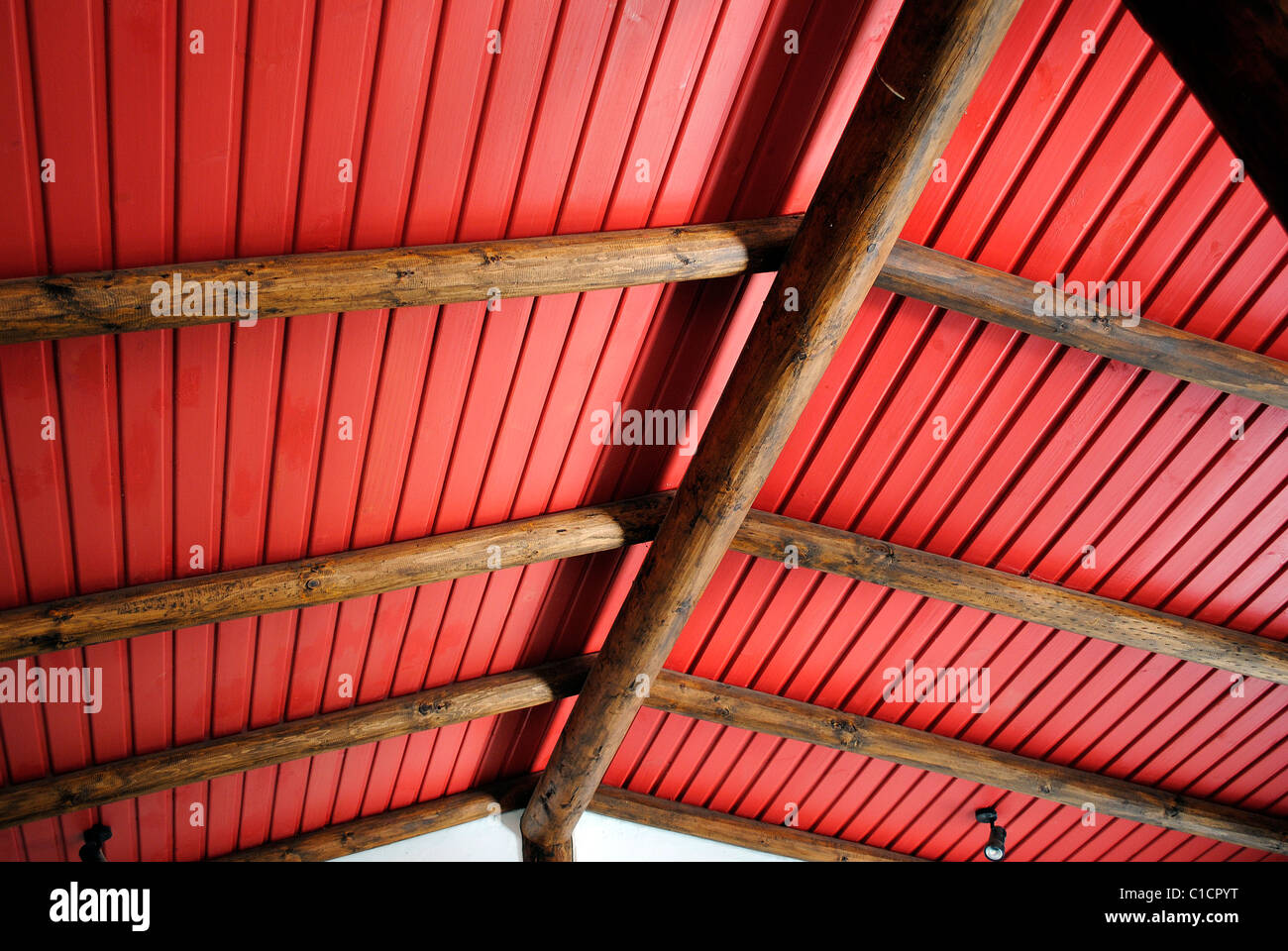 Roof rustic Red Stock Photo - Alamy