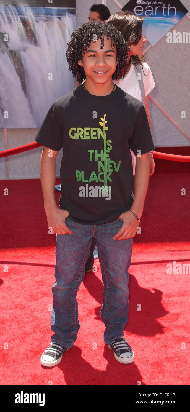 Noah Gray-Cabey World Premiere of 'Disneynature: earth' held at El ...