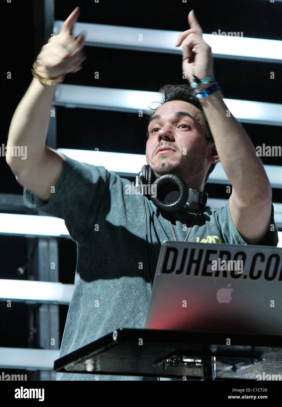 DJ AM aka Adam Goldstein performing Coachella Music Festival 2009 - Day ...