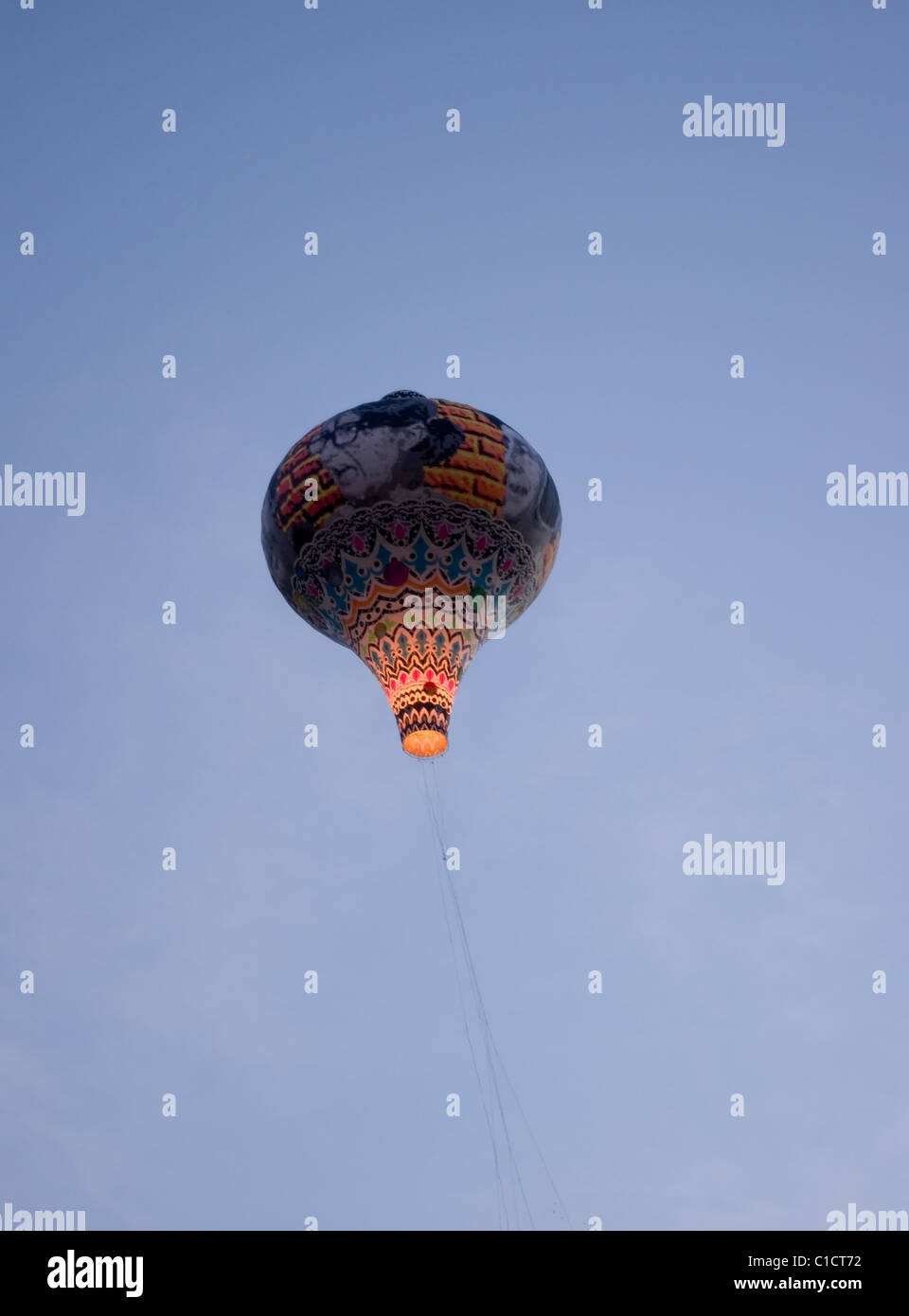 Hot air paper balloon inspired in the characters of the Mexican TV show ...