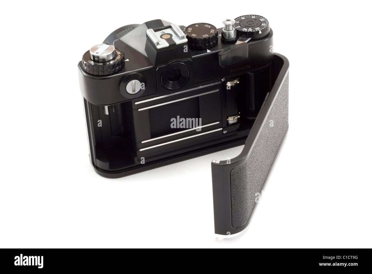 Film SLR camera isolated on white background Stock Photo - Alamy