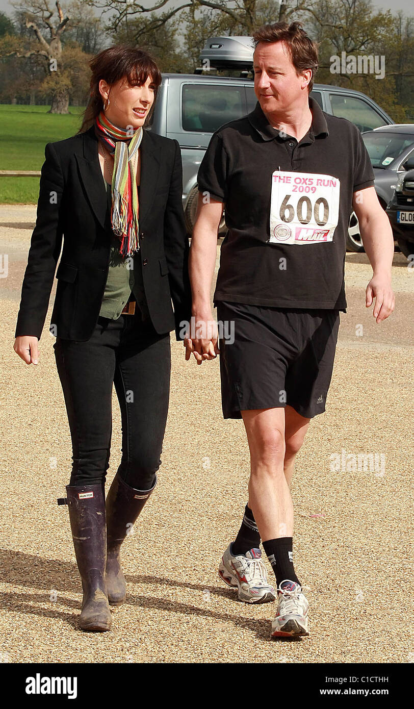 David Cameron and wife Samantha Cameron The conservative party leader ...