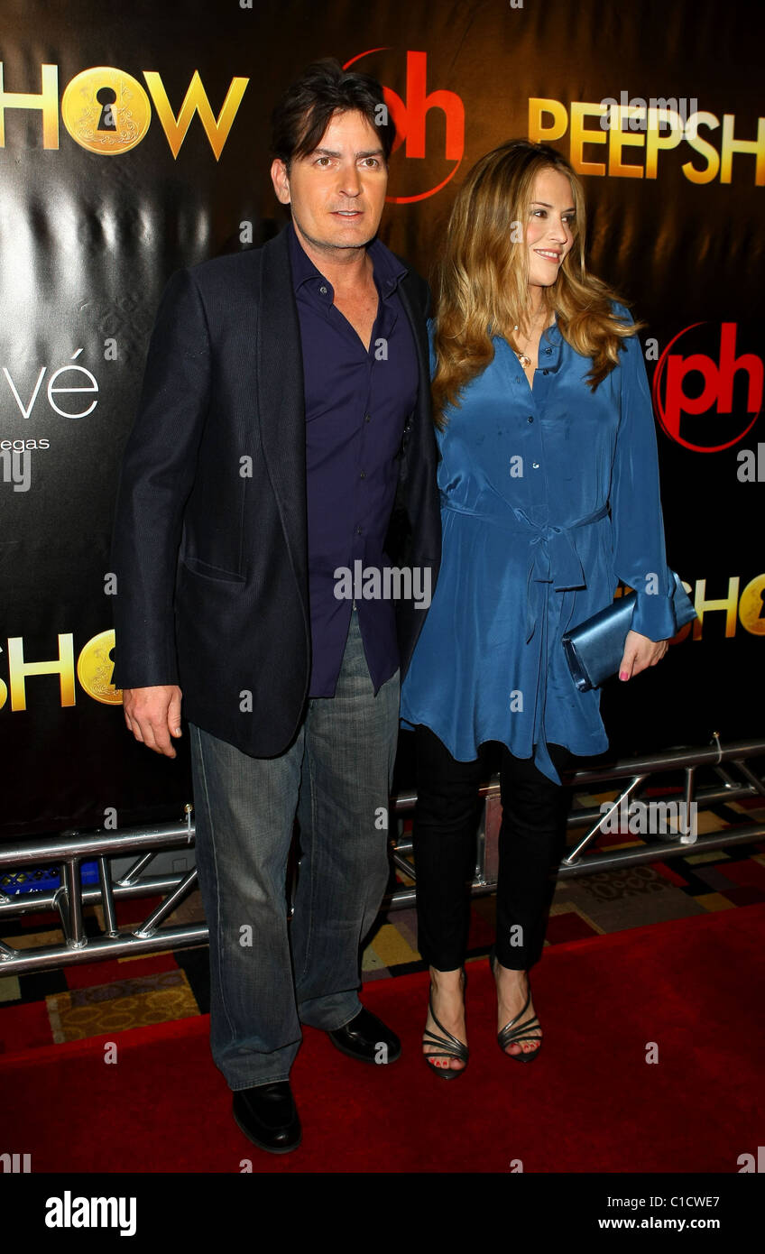 Charlie and Brooke Sheen The world premiere of 'Peepshow' held at ...