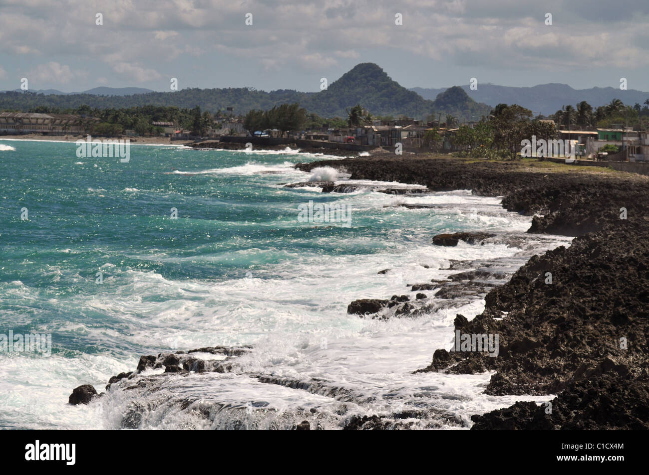 Coast in Baracoa Stock Photo - Alamy