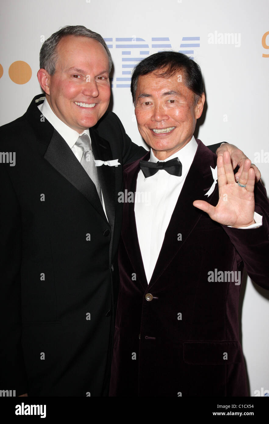 Brad Altman and George Takei The 20th Annual GLAAD Media Awards held at ...