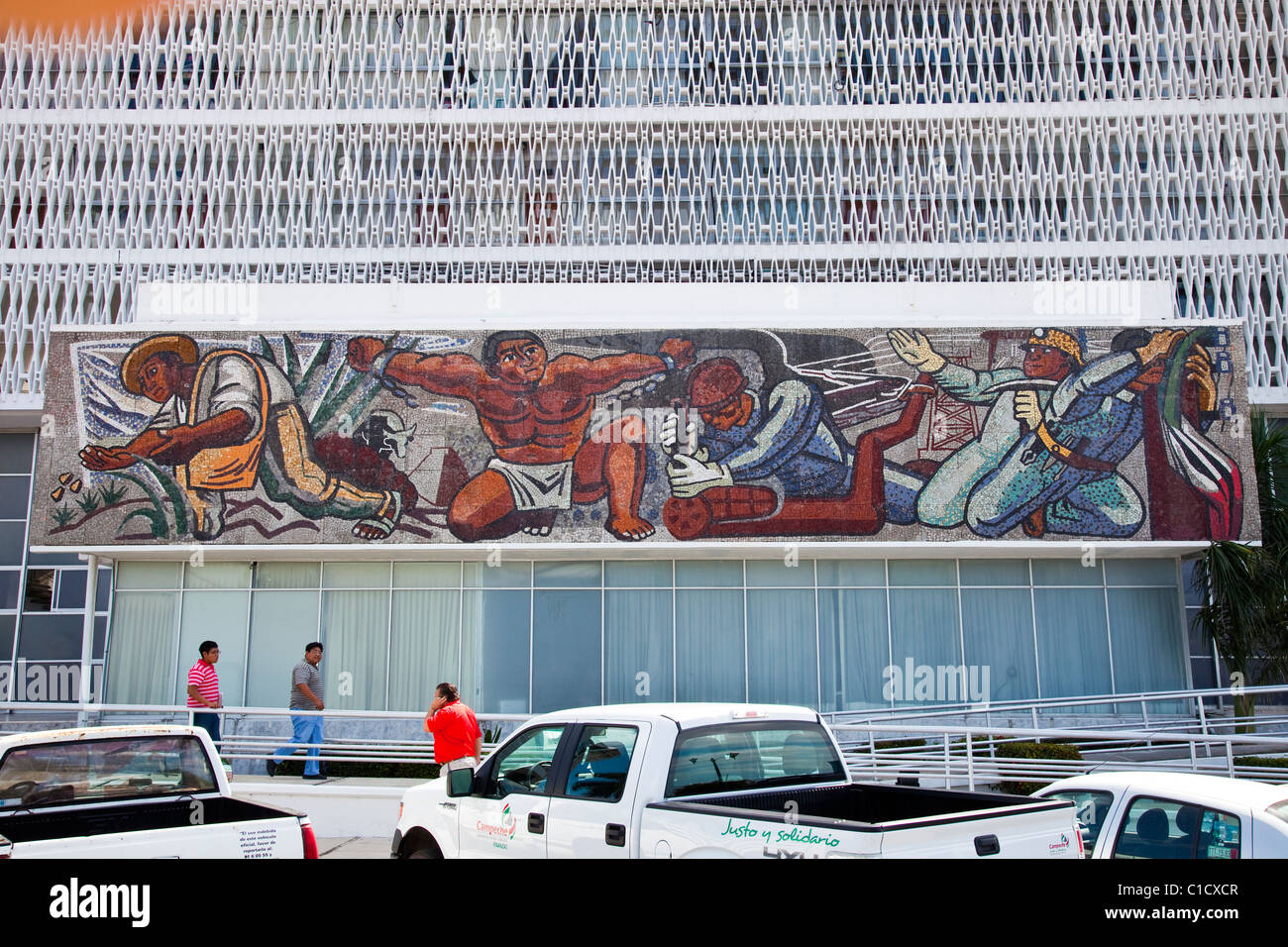 Mural parliament building hi-res stock photography and images - Alamy