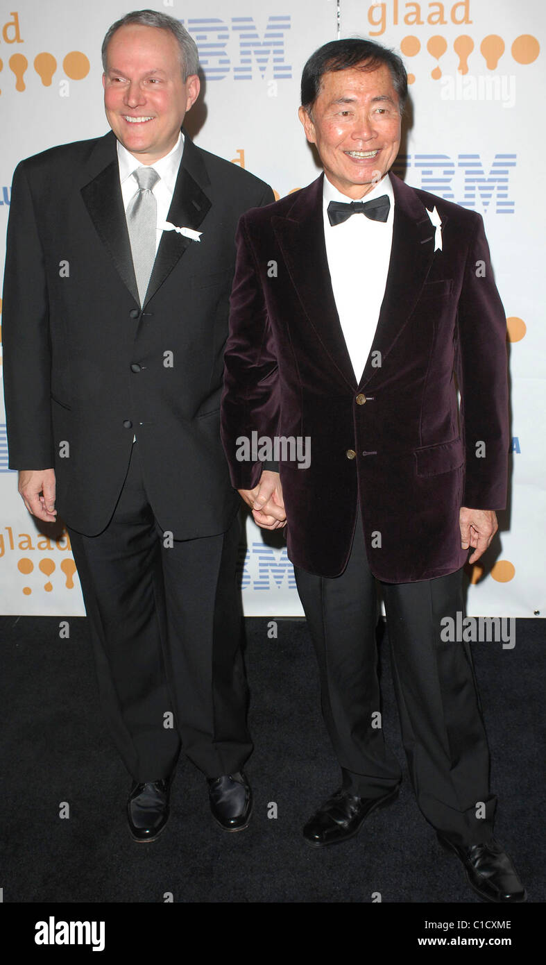 Brad Altman and George Takei, The 20th Annual GLAAD Media Awards held ...