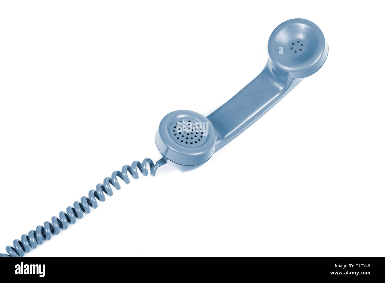 Old style telephone head sets Stock Photo - Alamy