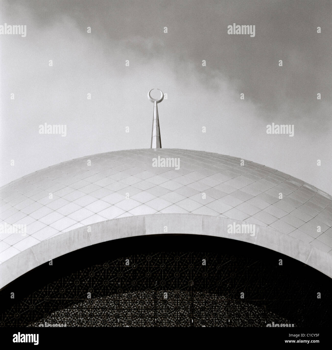 Modern architecture of Sakirin Mosque in Uskudar in Istanbul in Turkey ...